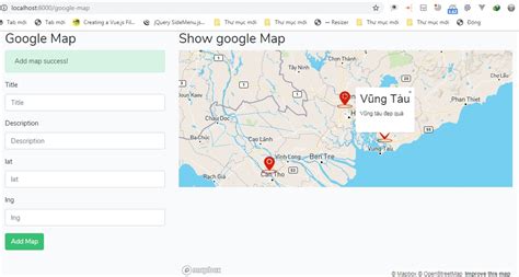 Add A Marker To Google Map In Laravel