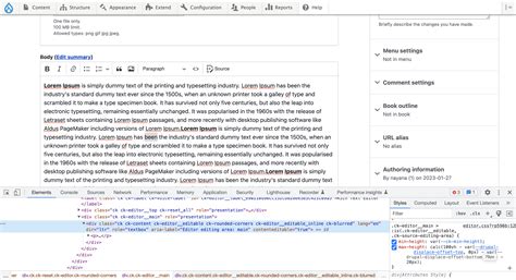 ckeditor 5 should not grow to infinite height [ 3273755]