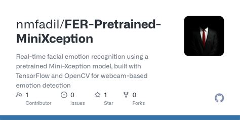Github Nmfadilfer Pretrained Minixception Real Time Facial Emotion