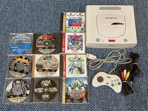 【傷や汚れあり】ジャンク Sega Saturn セガサターン 本体 ソフト まとめて セット バーチャコップ2 ウイングアームズ 引取歓迎