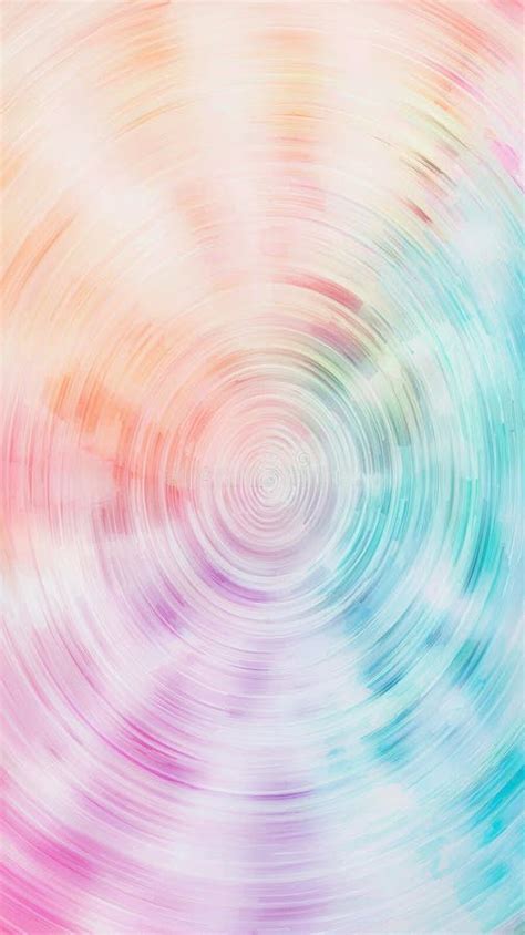 Soft Pastel Colors Blend Seamlessly In A Swirling Vortex Pattern Creating A Mesmerizing Visual