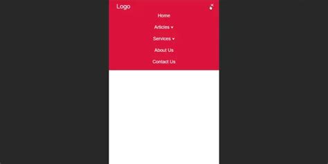 How To Build A Responsive Navigation Bar With Dropdown Menu Step By