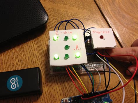 Arduino Project E Dice Beginner 9 Steps Instructables