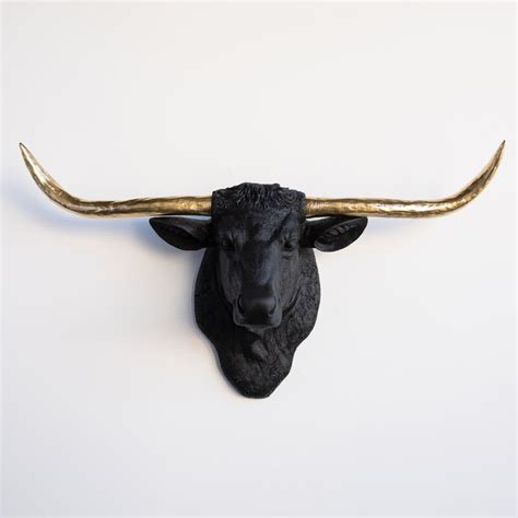 Latitude Run® Faux Taxidermy Texas Longhorn Head Wall Décor And Reviews