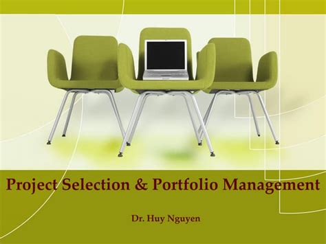 Topic 3 Project Selection And Portfolio Managementpdf