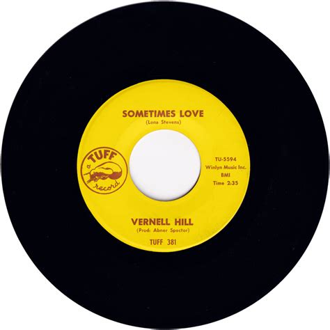 Vernell Hill Long Haired Daddy Sometimes Love Night Beat Records