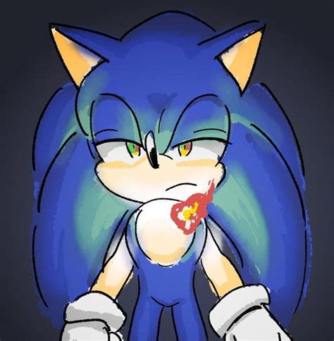 Sonic The Hedgehog Is Holding Something In His Hand