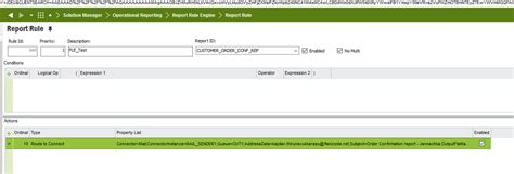 Report Rules With The Action Routing To Connect To Send The Report PDF To Any Mail Address I