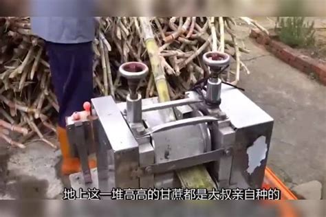 农村大叔用甘蔗自制红糖，很多人都来买，甘蔗堆成山甘蔗红糖大叔
