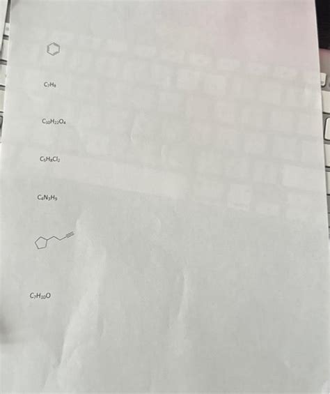 solved 4 name the following structures 5 determine the
