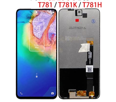 For Tcl 20 5g T781 T781k T781h Lcd Display Touch Screen Digitizer Assembly Black Ebay