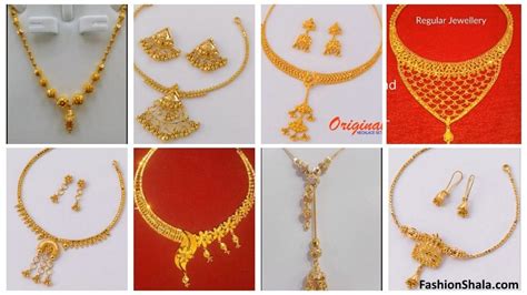 Stylish Gold Necklace Designs Collection Ethnic Fashion Inspirations