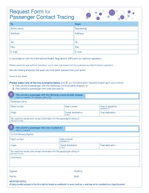 Contact Tracing Form Pdf Fill Online Printable Fillable Blank PdfFiller