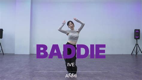 Ive 아이브 Baddie 베디 안무 거울모드 Mirror Mode Youtube