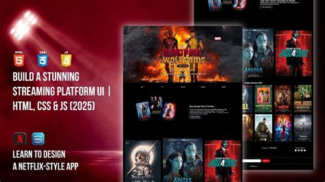 Netflix Style Ui Build A Streaming App With Html And Css Html And Css Beginners Project 2025