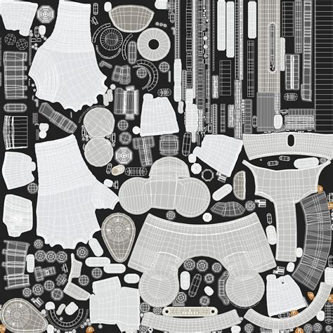 Bionic Arm With Elbow Deka Rigged 3d Model 69 Max Free3d