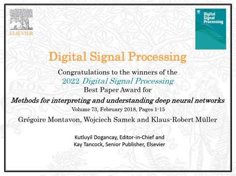 Dsp Best Paper Prize