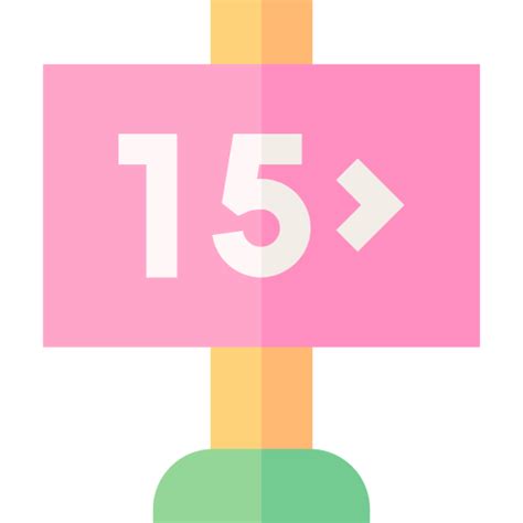 Sign Basic Straight Flat Icon