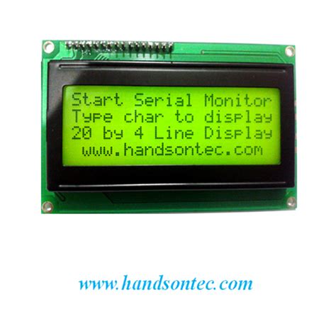 LCD Module With I C Serial Interface HandsOn Tech