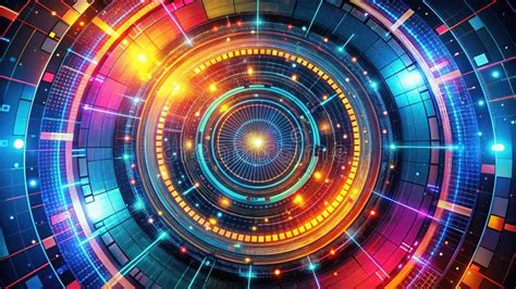 Dynamic Circular Data Visualization A Futuristic Exploration Of Global Technology Networks And