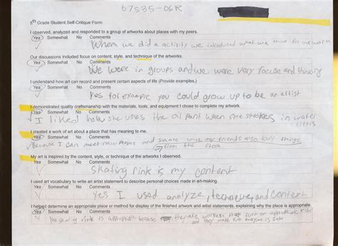 Written Art Critique Example Okenata