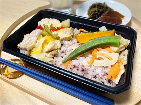 大戸屋弁当。 オリーブオイルの おいしい楽しい・キッチン大好き♪