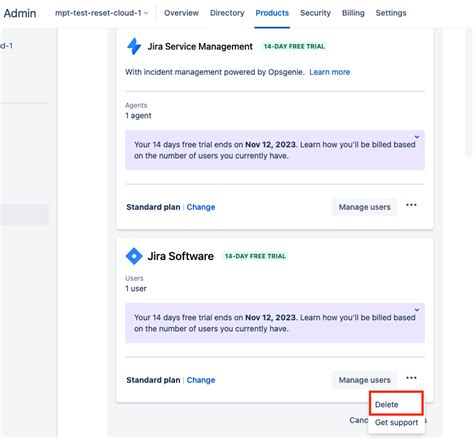 Resetting Your Site If You Use Two Jira Products Only On Your Cloud