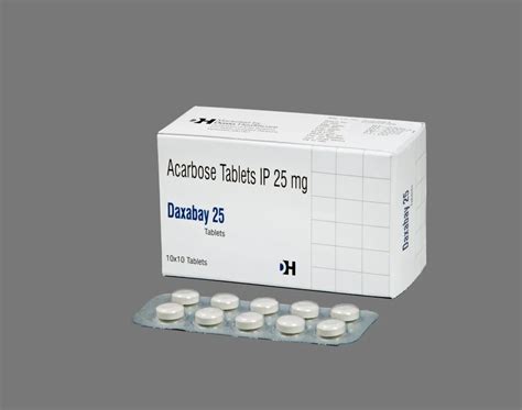 25mg Acarbose Tablets Ip At ₹ 610 Box Glucobay Tablet In Vadodara