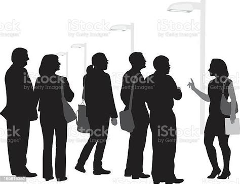 Busy Tour Vector Silhouette向量圖形及更多人圖片 人 人群 人體 Istock