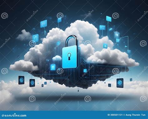 Navigating The Remote Data Storage In A Digital World Stock Illustration Illustration Of