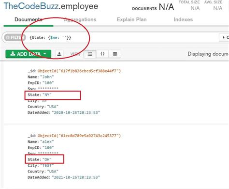 Mongodb Field Is Empty In The Document Thecodebuzz