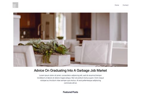 Static Blog Template