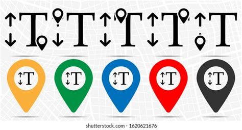 Scale Text Icon Simple Glyph Vector Stock Vector Royalty Free