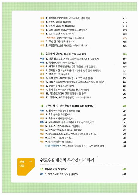 알라딘 미리보기 Pc 모바일 문제해결 무작정 따라하기 윈도우 8