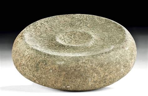 Native American Eastern Woodland Discoidal Game Stone Sold At Auction