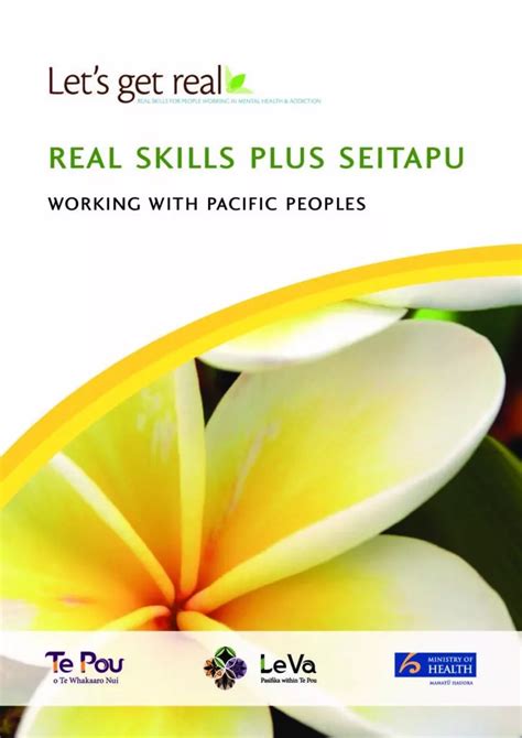 Lets Get Real Real Skills Plus Seitapu Working With Pacific Peoples