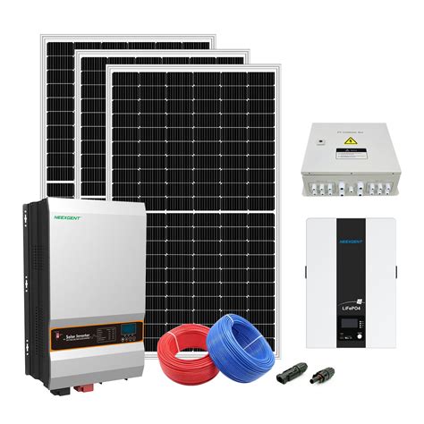 Neexgent Complete 12kw Home Ground Solar Power System Kit Panel Solar