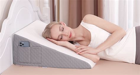 Forias Wedge Pillow For Sleeping 10 Bed Wedge Pillow For