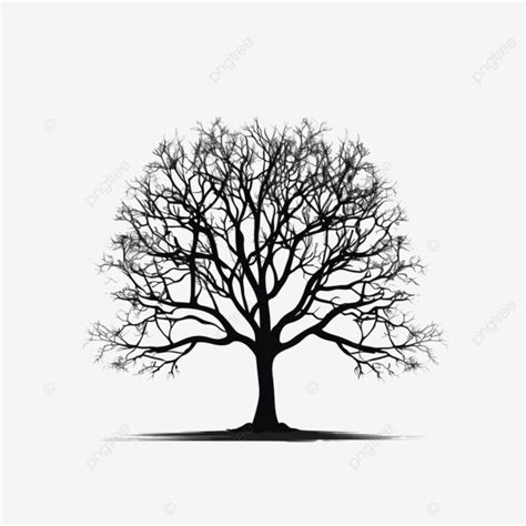 나무 실루엣 검정 색 인공 지능 생성 자연 숲 나무 Png 일러스트 및 이미지 에 대한 무료 다운로드 Pngtree