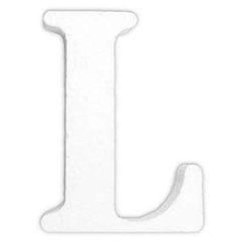 El Nuevo Fénix Letra l en unicel arial bold 24 cm