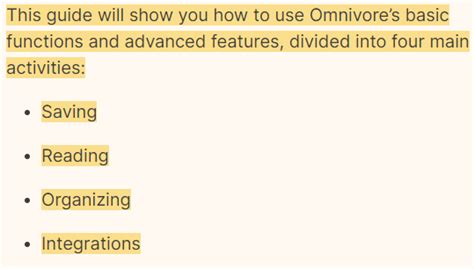 Multi Line Highlights Are Improperly Formatted · Issue 23 · Omnivore