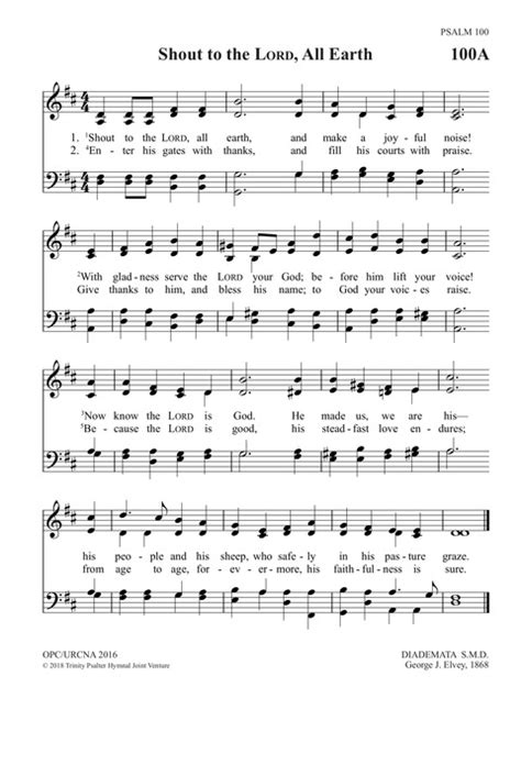 Trinity Psalter Hymnal Page Hymnary Org