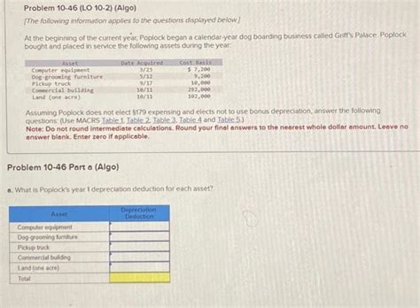 Solved Problem 10 46 Lo 10 2 Algo The Following