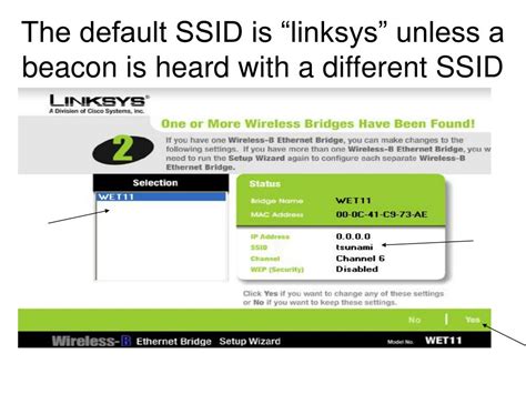 Ppt Configuring Linksys Wireless Ethernet Bridge Powerpoint Presentation Id 1153782