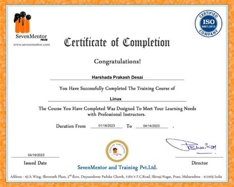 Harshada Desai On Linkedin Successfully Completed Ccna Linux Ceh