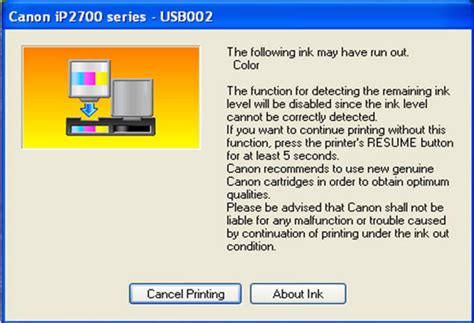 Cara Menonaktifkan Ink Level Monitor The Following Ink May Have Run Out Untuk Printer Canon