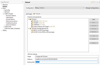 TMS320F280039C System Configuration Tool CCS Syscfg File No Generated Code Only The Csv