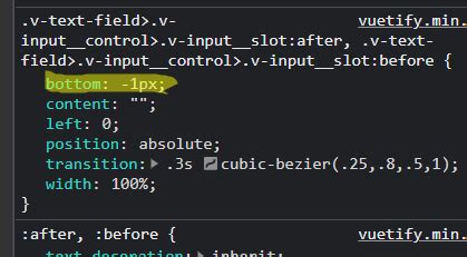 Bug Report Bottom Border Not Visible For V Text Field With Hide Details Placed In V Tab Item