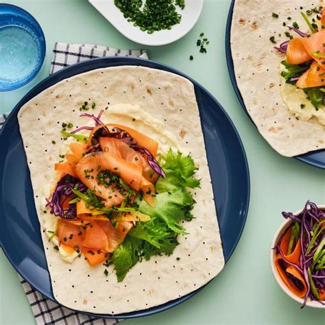 Flatbread With Salmon Egg And Mayonnaise Ikea