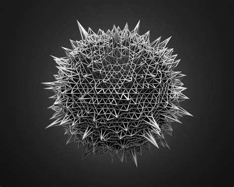 Premium Photo Abstract 3d Rendering Of Sphere With Chaotic Structure Dark Background